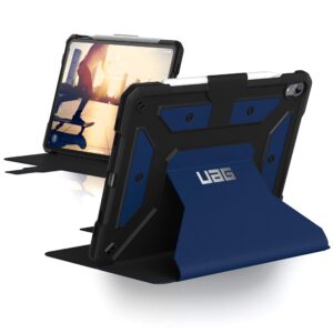 uag folio ipad pro 11-inch (1st gen, 2018) case metropolis [cobalt] feather-light rugged military drop tested ipad cover with apple pencil holder