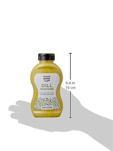 Amazon Brand - Wickedly Prime Mustard, Dill, 11.75 Ounce