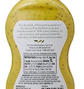 Amazon Brand - Wickedly Prime Mustard, Dill, 11.75 Ounce