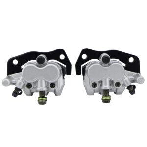 hity motor front brake caliper left and rignt set with brake pads for yamaha utv rhino 700 yxr 700 2008-2011 rhino 660 yxr 660 2004-2007 rhino 450 2006-2009