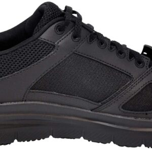 Skechers Men's Flex Advantage SR Black/Black Work Shoe 12 W US