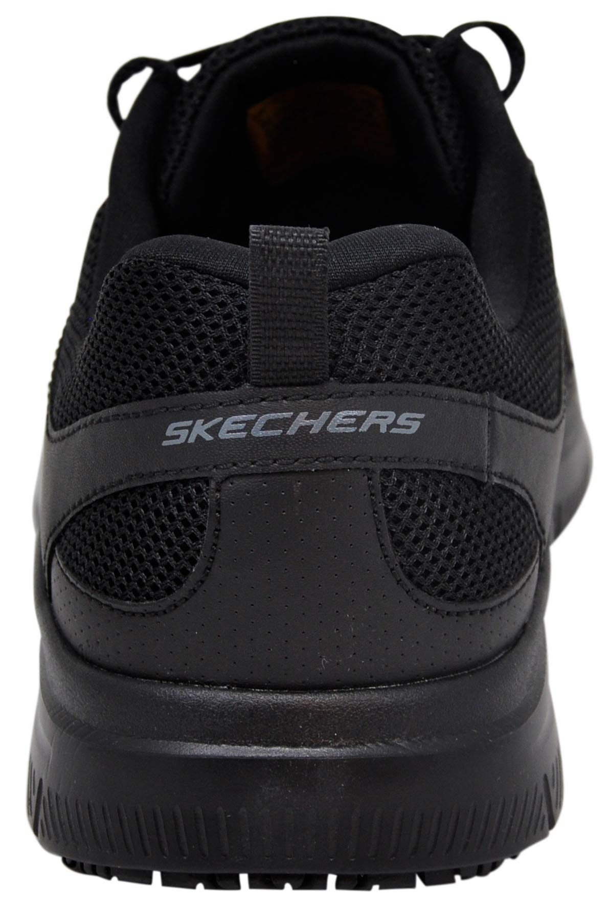 Skechers Men's Flex Advantage SR Black/Black Work Shoe 12 W US