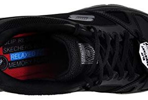 Skechers Men's Flex Advantage SR Black/Black Work Shoe 10.5 W US