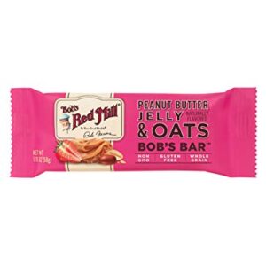 Bob's Red Mill Peanut Butter Jelly & Oats Bob's Bar, 1.76 Ounce (Pack of 12)