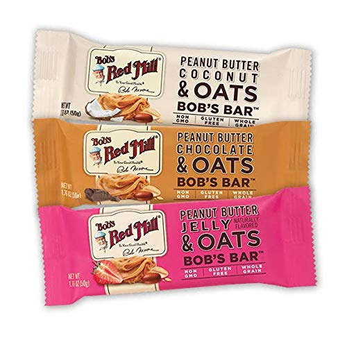 Bob's Red Mill Peanut Butter Jelly & Oats Bob's Bar, 1.76 Ounce (Pack of 12)