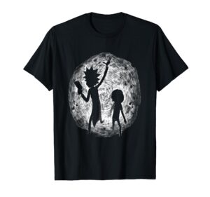 rick & morty portal hand drawing - t shirt