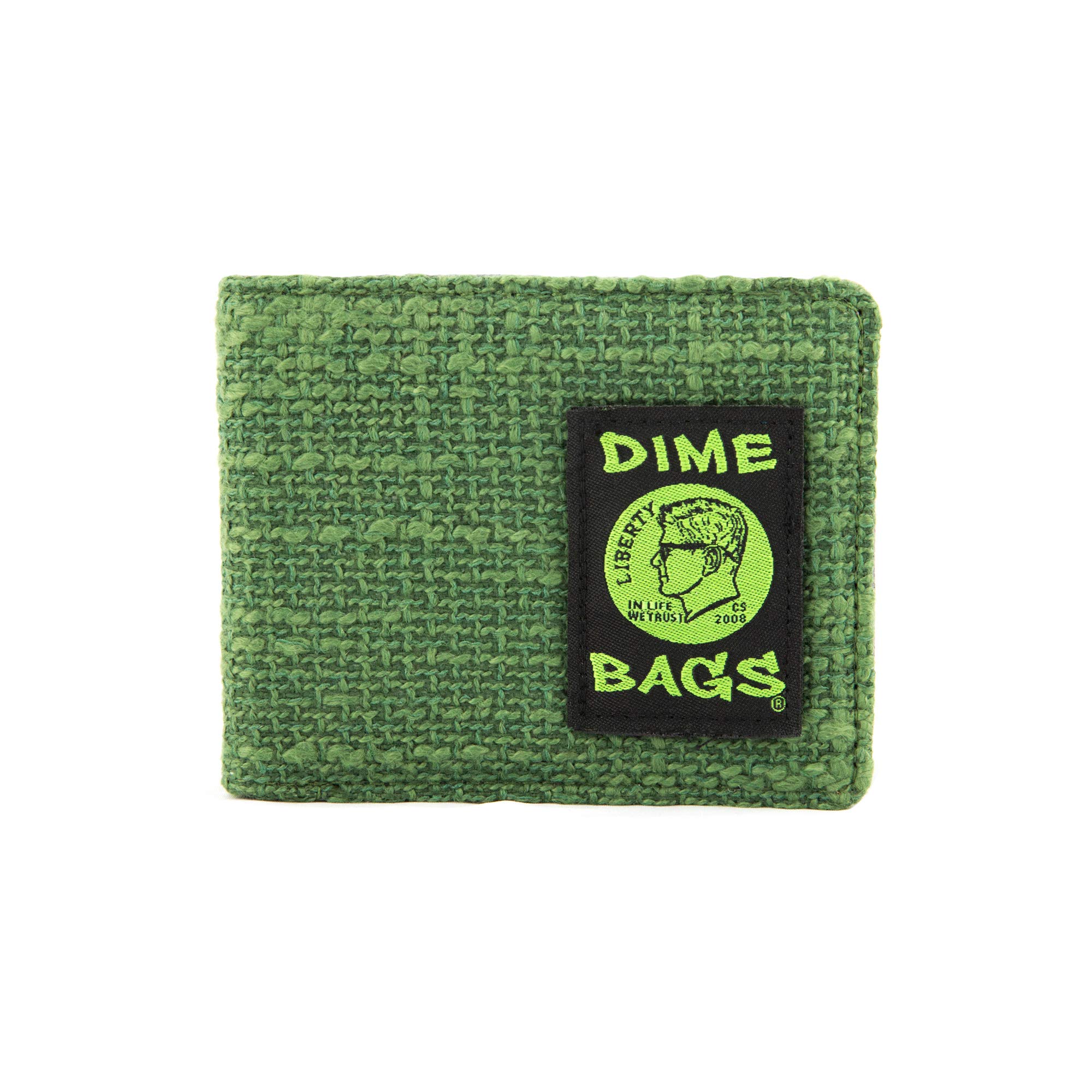 DIME BAGS Bi-Fold Hempster Wallet - Classic, Slim Bifold Design with RFID Protection (Forest)