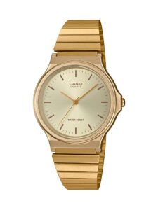 casio men's mq-24g-9ecf casual classic analog display quartz gold watch