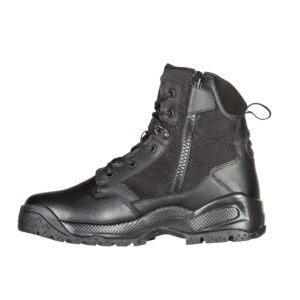 5.11 tactical men's atac 2.0 6" side zip military boot, black, 8 regular, style 12394