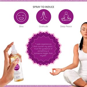 Crown Chakra Natural Mist by Aromafume | 100ml/3.3 fl oz | Sahasrara | Aromatherapy Spray for Chakra Balance | Lavender & Jasmine Extracts | Essential Oil Spray for Meditation, Yoga, Reiki