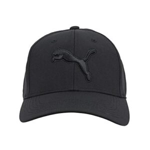 puma unisex adult evercat dillon stretch fit baseball cap, black, large-x-large us