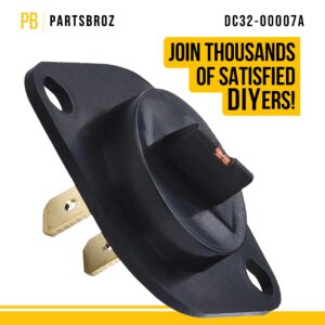 PartsBroz Dc32-00007a Samsung Dryer Thermistor Dv40j3000ew/a2 Dv42h5000ew/a3 Dv42h5200ew/a3 Dv45h7000ew/a2 Dv328aer/xaa Dv393etpawr/a1 Dv48j7700ew/a2 Dve52m7750v/a3 Dv48h7400ew/a2 Dv40j3000gw/a2