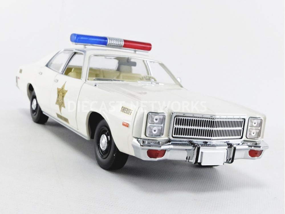 Greenlight 19055 1: 18 Artisan Collection - 1977 Plymouth Fury - Hazzard County Sheriff, Multi