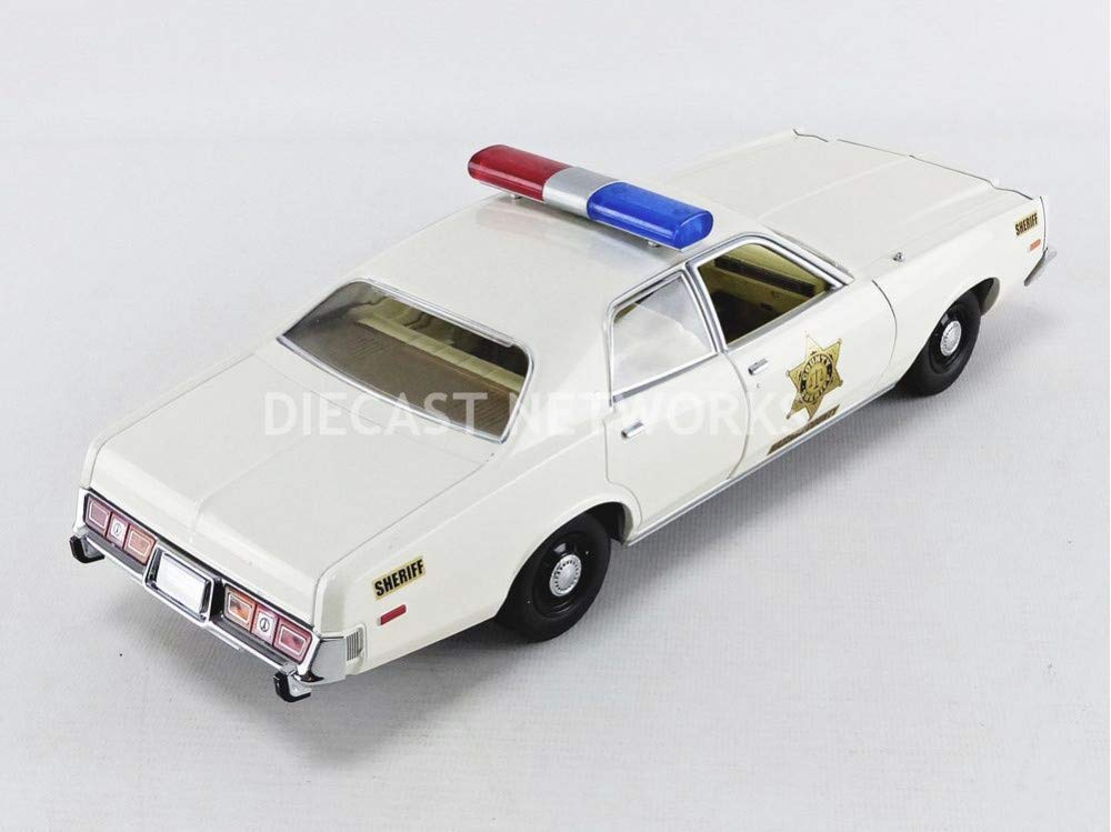 Greenlight 19055 1: 18 Artisan Collection - 1977 Plymouth Fury - Hazzard County Sheriff, Multi