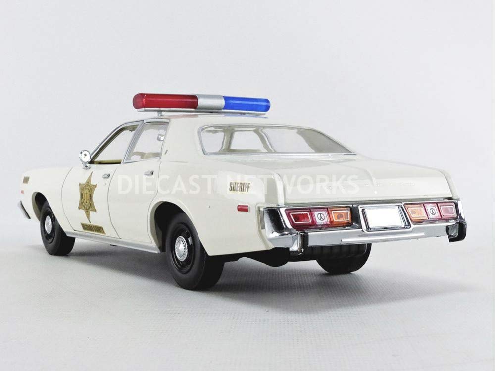 Greenlight 19055 1: 18 Artisan Collection - 1977 Plymouth Fury - Hazzard County Sheriff, Multi