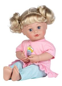 adora my cuddle & coo babies collection, 15" baby doll with sweet powder scent and 5 touch activated sounds: she cries, coos, giggles, kisses back & says momma birthday gift for ages 3+ - sweet dreams