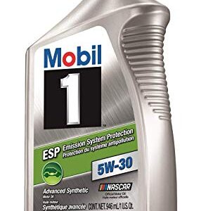 Mobil 1 5W-30 ESP Synthetic Motor Oil, 1 Qt (6 pack)