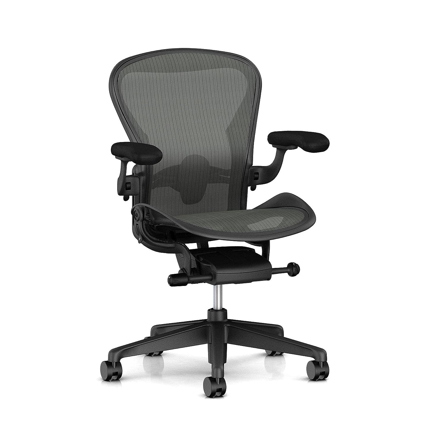 Herman Miller Aeron Chair, B, Graphite -