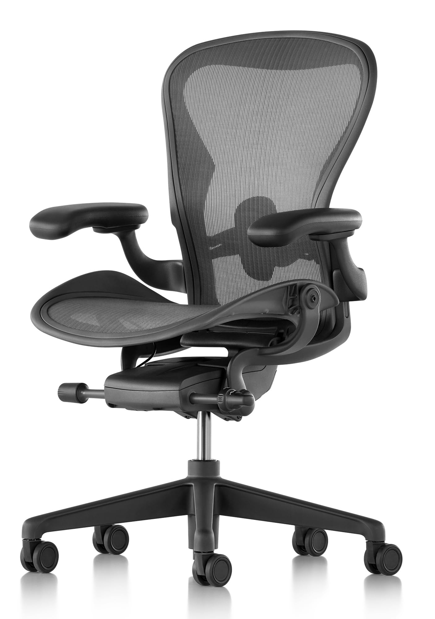 Herman Miller Aeron Chair, B, Graphite -