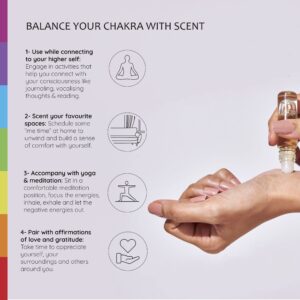 7 Chakra Essential Oil Roll-On Blend Gift Set by Aromafume | 7x 6ml/0.2 fl oz | Aromatherapy Oils for Meditation, Chakra Balance | Yoga & Reiki Gifts | Essential Oil Set for Plexus, Root Chakra & more