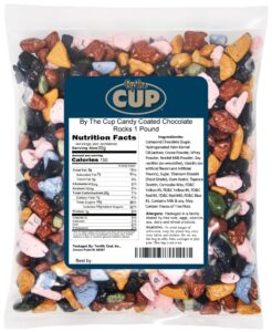 by the cup candy coated chocolate rocks, 1 lb