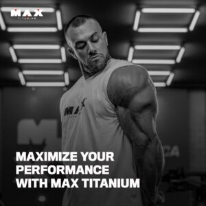 Max Titanium Whey Protein Powder Strawberry Flavor | Concentrate & Hydrolyzed Whey Isolate | 1.98lbs | Muscle Growth & Recovery | Keto Friendly & Low Carb | 23 Servings