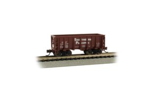 bachmann trains ore car -southern pacific #345047 - oxide red - n scale