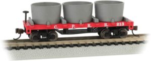 old-time water tank car central pacific - n scale