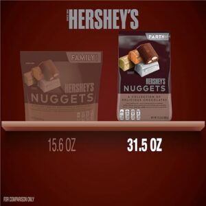 HERSHEY'S NUGGETS Assorted Chocolate Candy Party Pack, 31.5 oz