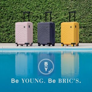 Bric's 28" Expandable Spinner Suitcase - Travel Luggage with TSA-Approved Lock and Hard Shell Exterior - B|Y Ulisse - Mango