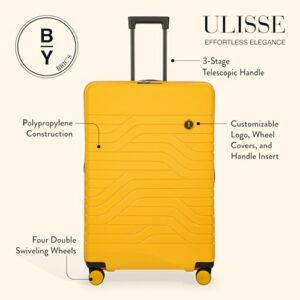 Bric's 28" Expandable Spinner Suitcase - Travel Luggage with TSA-Approved Lock and Hard Shell Exterior - B|Y Ulisse - Mango