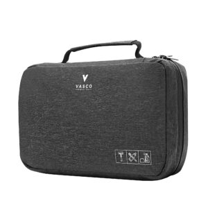 vasco hanging toiletry bag for men and women – water-resistant travel organizer