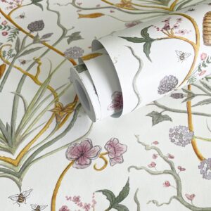 The Chateau by Angel Strawbridge Potagerie Wallpaper (CHWP3A), Cream