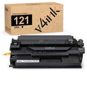 v4ink compatible crg121 toner cartridge replacement for canon 121 crg-121 (3252c001) toner cartridge high yield 5,000 pages for use with canon image class d1620 d1650 printer (black, 1 pack)