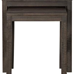 Signature Design by Ashley Emerdale Rustic Nesting Accent Table Set, Brown