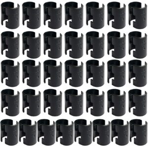 wafjamf 72 pack wire shelving shelf lock clips for 1" post- shelving sleeves replacements for wire shelving system