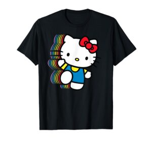 hello kitty rainbow t-shirt