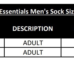 Amazon Essentials Men's Cotton Half Cushioned Crew Socks, 10 Pairs, Black, 6-12