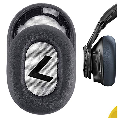 Geekria QuickFit Replacement Ear Pads for Plantronics BackBeat PRO 2, BackBeat PRO 2 Special Edition, Voyager 8200 UC Headphones Ear Cushions, Headset Earpads, Ear Cups Cover Repair Parts (Grey)