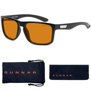 gunnar - premium gaming and computer glasses - blocks 65% blue light - intercept