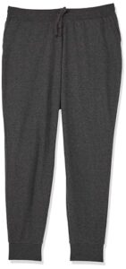 amazon essentials women's fleece jogger sweatpant (available in plus size), charcoal heather, 5x