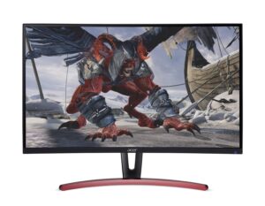 acer ed273ur pbidpx 27-inch curved wqhd (2560 x 1440) 144hz gaming monitor with amd radeon freesync technology (display port, hdmi & dvi ports)