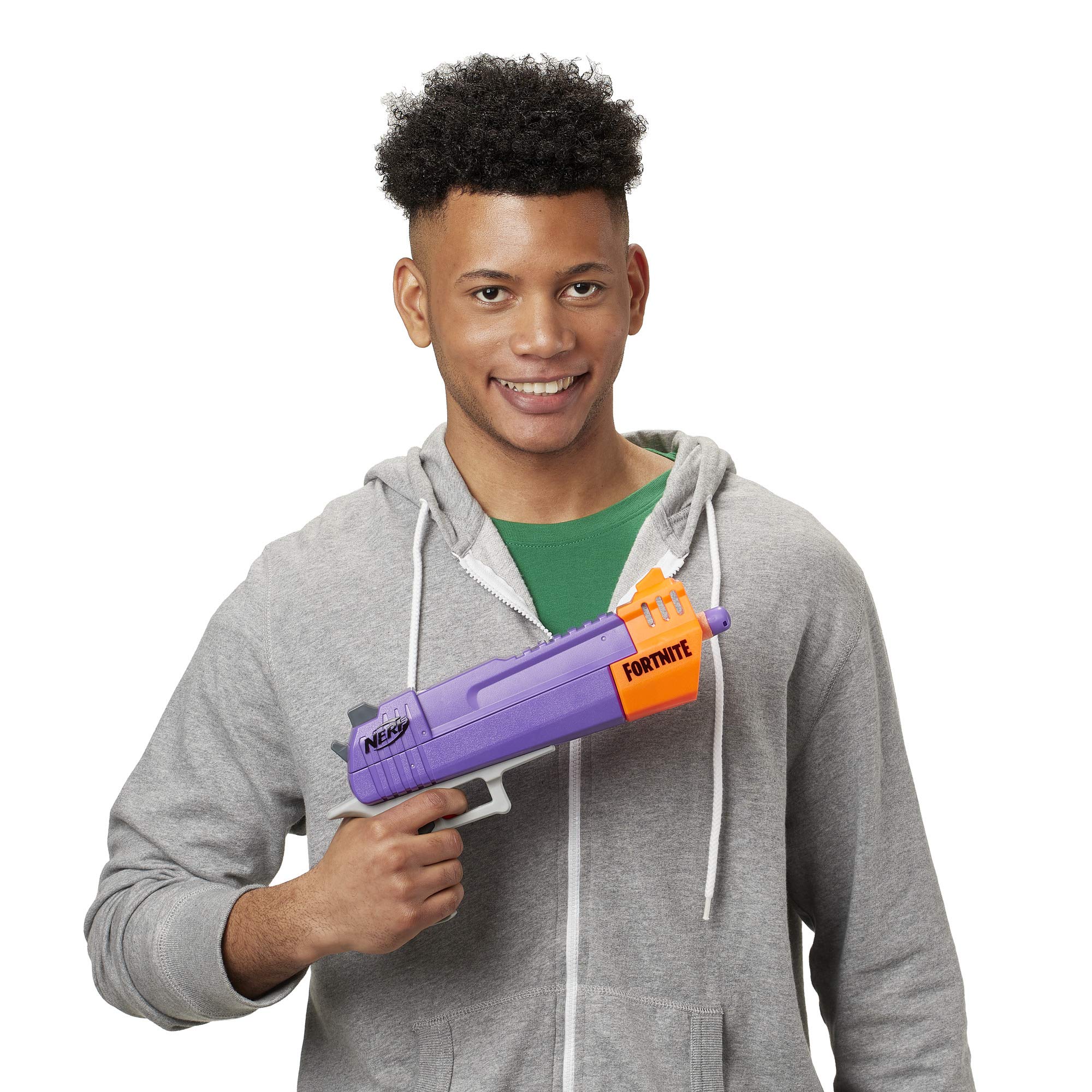 Nerf Fortnite HC-E Mega Dart Blaster - includes 3 Official Mega Fortnite Darts - for Youth, Teens, Adults