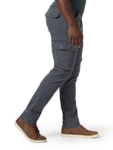 Wrangler Authentics mens Regular Tapered Cargo Pants, Pewter, 32W x 30L US