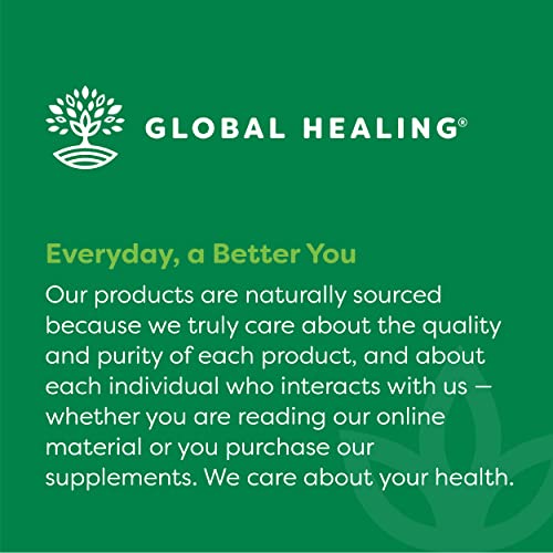 Global Healing Organic Tulsi (Holy Basil Leaf Extract) Vegan Liquid Supplement Drops (Organic basil) - Bioavailable Herb for Normal Stress Response, Natural Energy & Immune Support - 2 Fl Oz Tincture