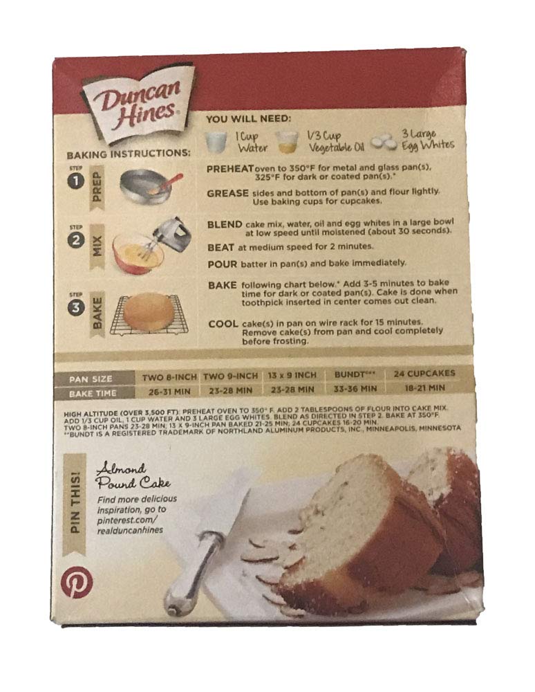 Duncan Hines Classic White Cake Mix (2 pack), 15.25oz