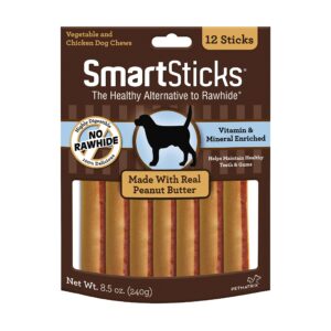 SmartBones SmartSticks, Treat Your Dog to a Rawhide-Free Chew Made With Real Meat and Vegetables