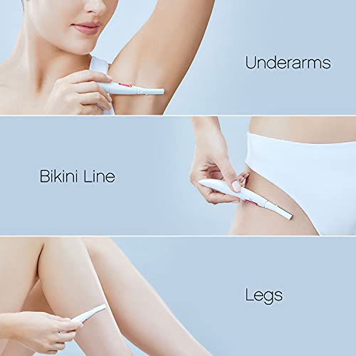 Panasonic Full Body Hair Removal for Women, Portable Sleek Design, Gentle for Bikini, Underarm, Legs Areas, Pink, 1 Count (Pack of 1)