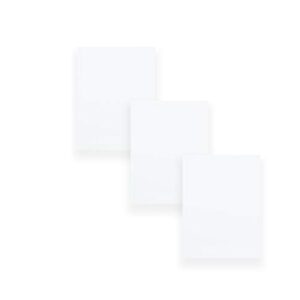 premium 100% cotton 4" x 6" flat cards - small or bulk packs - letterpress cardstock - great for diy letterpress, invitations, details cards, and more! (brilliant white 92#, 50 pack)