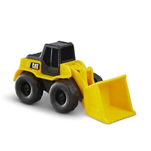 CAT Construction Toys, Little Machines 5pk Truck Toy Set, Includes Dump Truck, Front Loader, Bulldozer, Backhoe, and Excavator Vehicles with Moving Parts, Cake Toppers Ages 3+